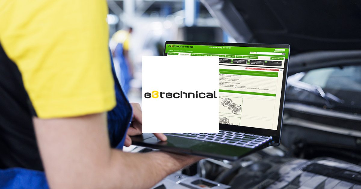 E3Technical: Vehicle technical data to support UK workshops